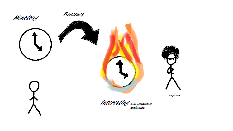 Monotony Becomes Interesting