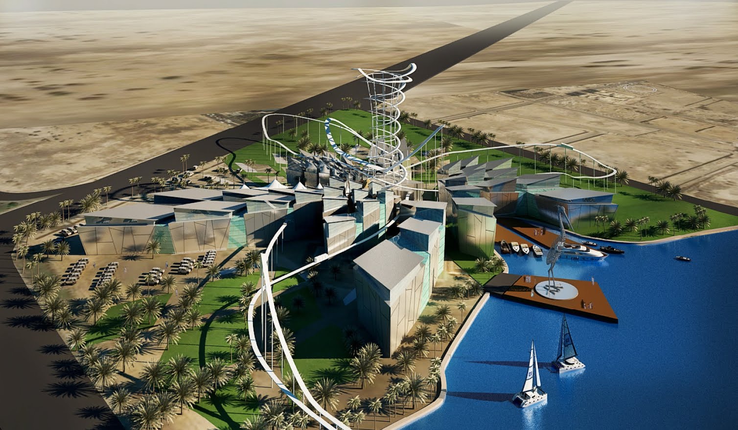 Sidell Gibson Architects: Amusement Parks Saudi Arabia