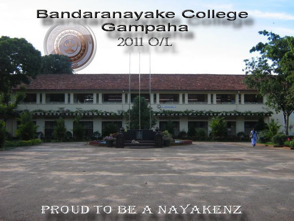 Nayakenz: Bandaranayake College Gampaha