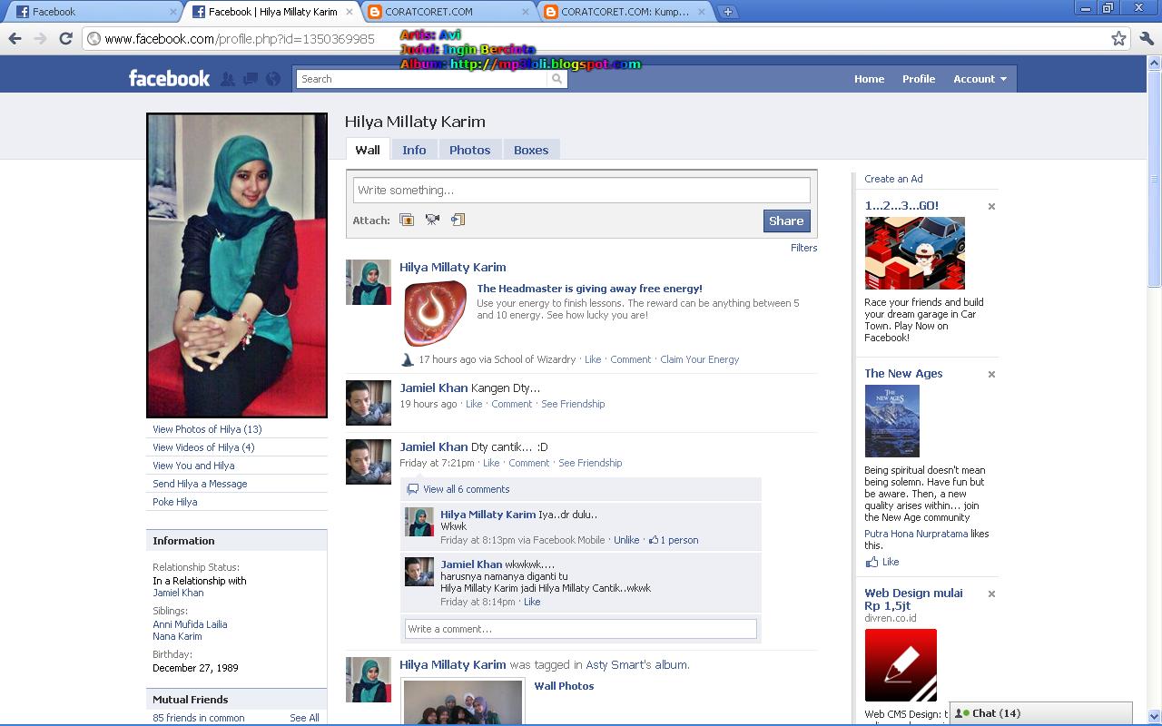 CORATCORET.COM: Kumpulan Status Facebook Alay n Lebbay (Aku Kenal Semua)