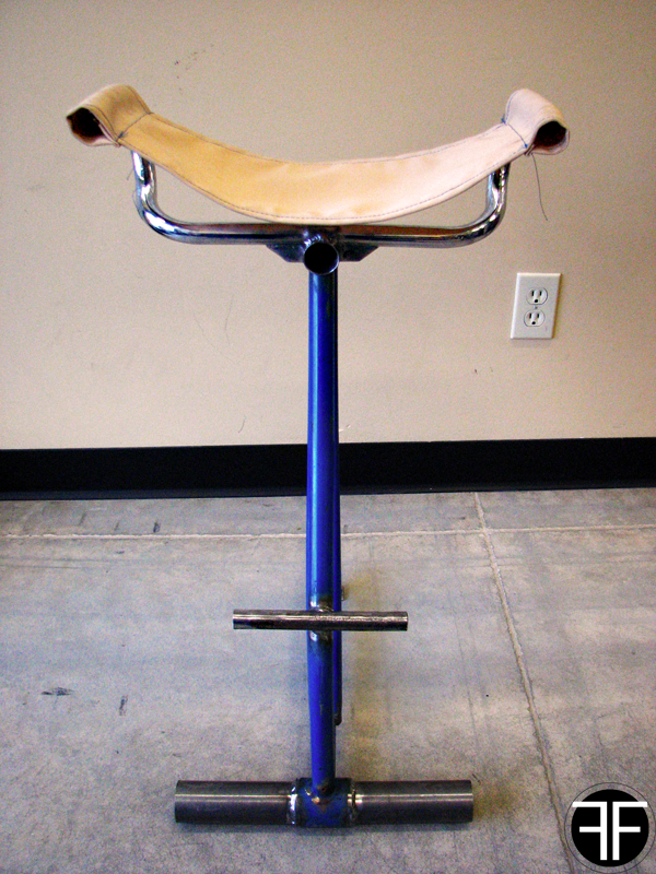 i can weld anything but a broken heart: Bike frame stool
