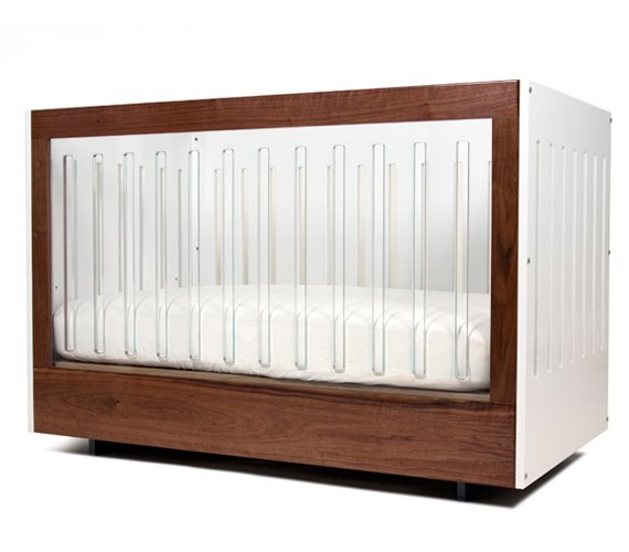 Stork: Crib with clear Acrylic panel