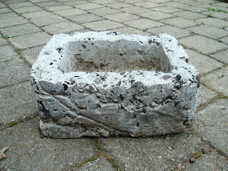 Herbs, Tea, Rocks and Dirt: Fake Stone Troughs and Pots