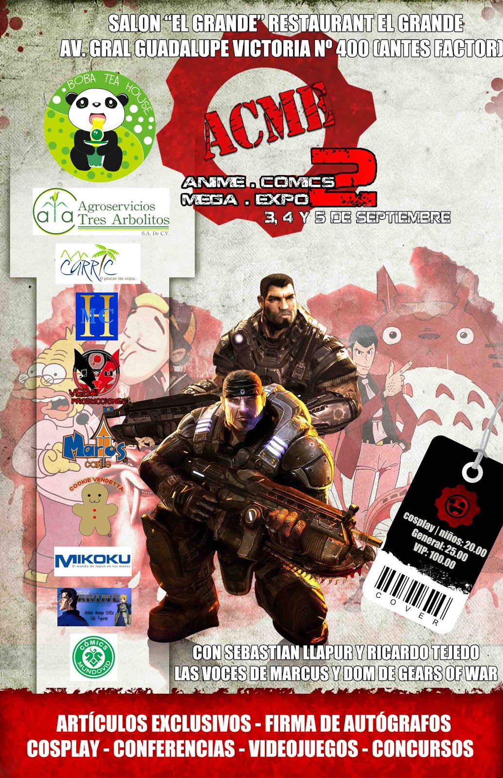 VEDA: BOLETIN SEMANA: POSTERS OFICIALES A.C.M.E 2