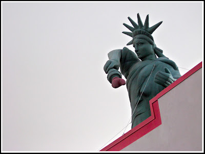 Colorado Springs Daily Photo: The angry Lady Liberty!