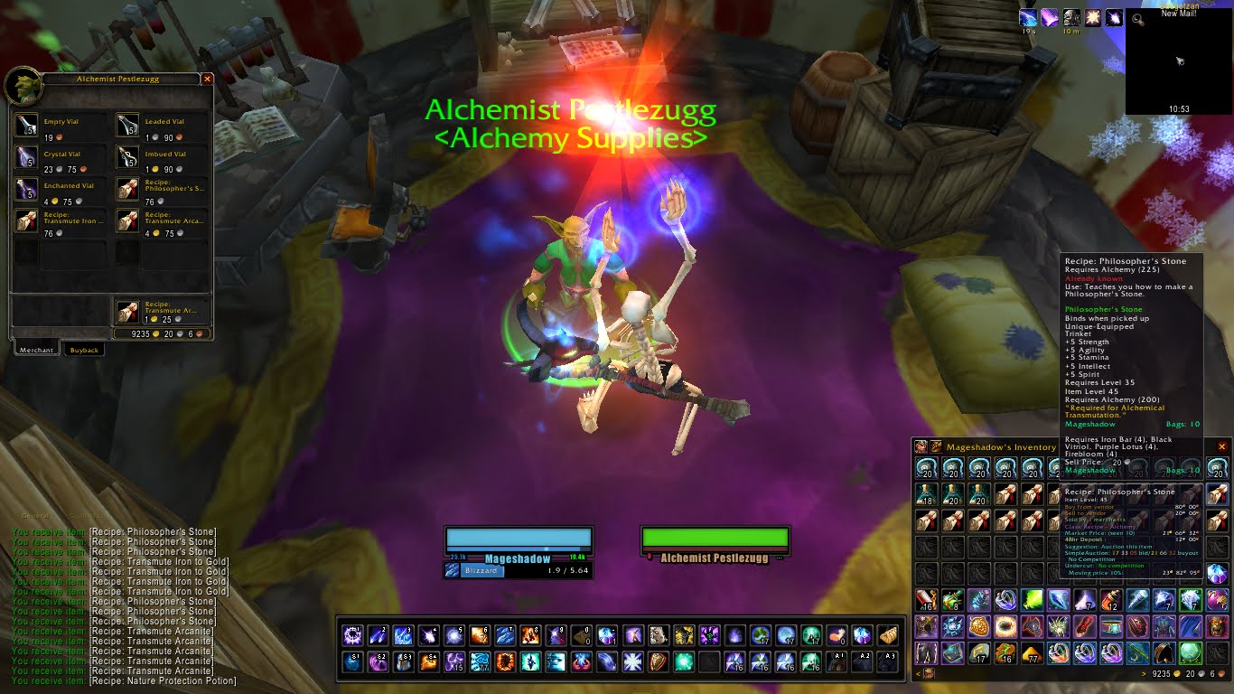 The Gnomish Coin: Recipe: Philosopher's Stone - An Alchemists Choke Point