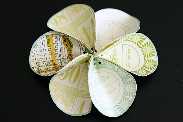 dbj DESIGNS: Circle Flower Tutorial