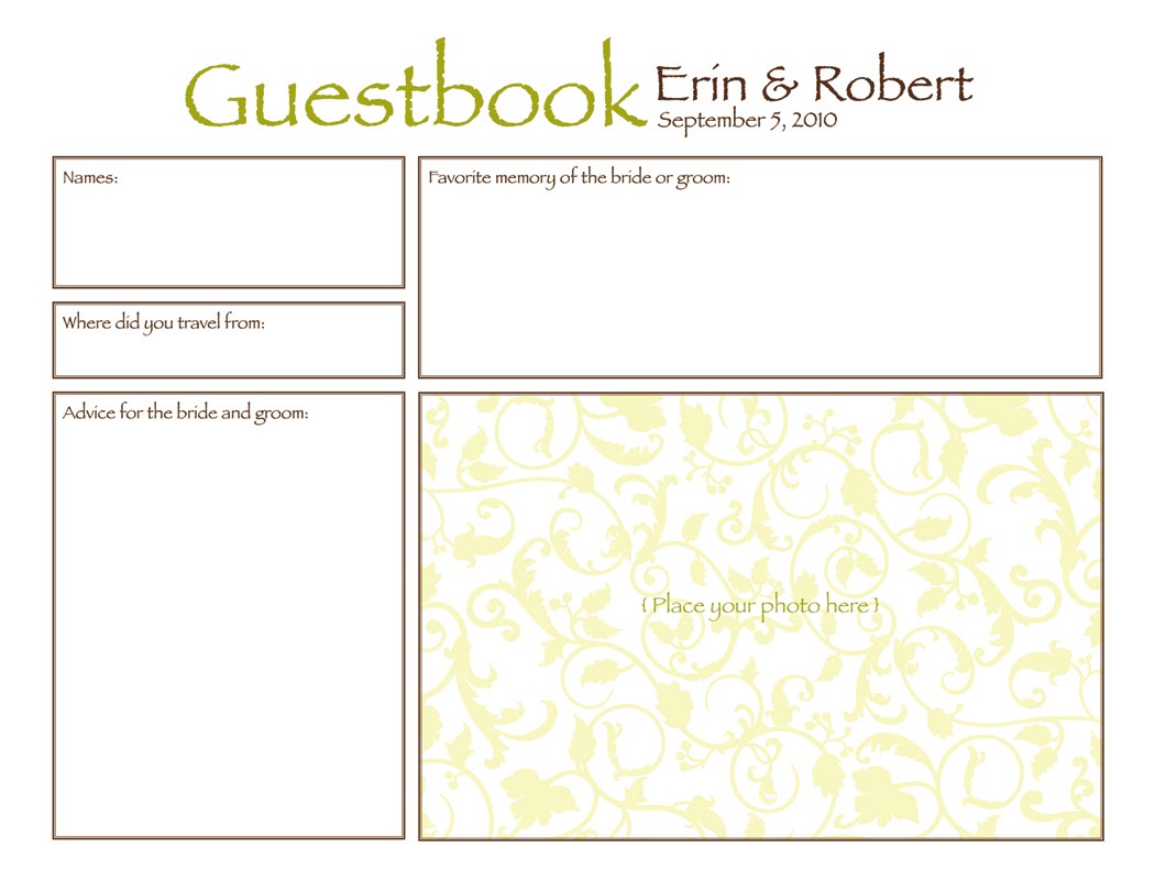 It's all Polkadots!: Get Creative with Guestbooks!