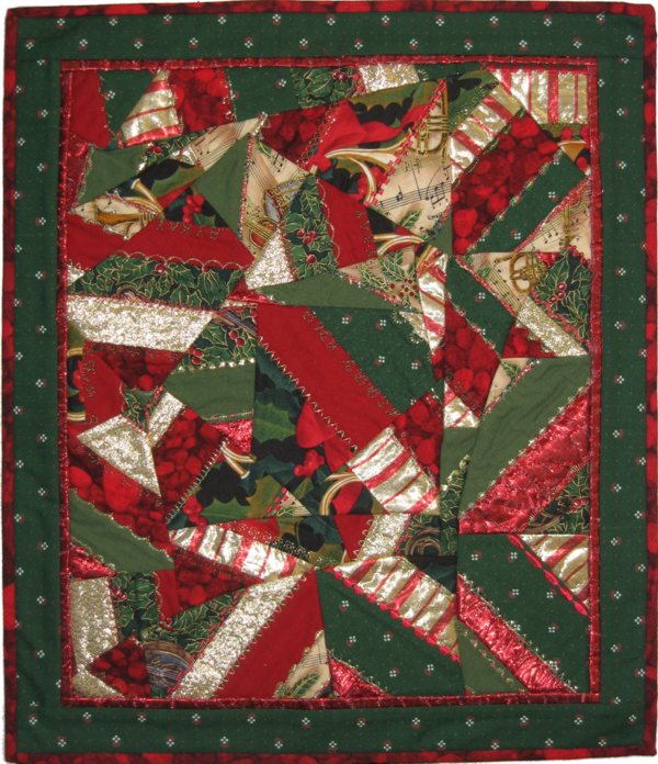 Quilts + Color: Crazy for Christmas Quilt