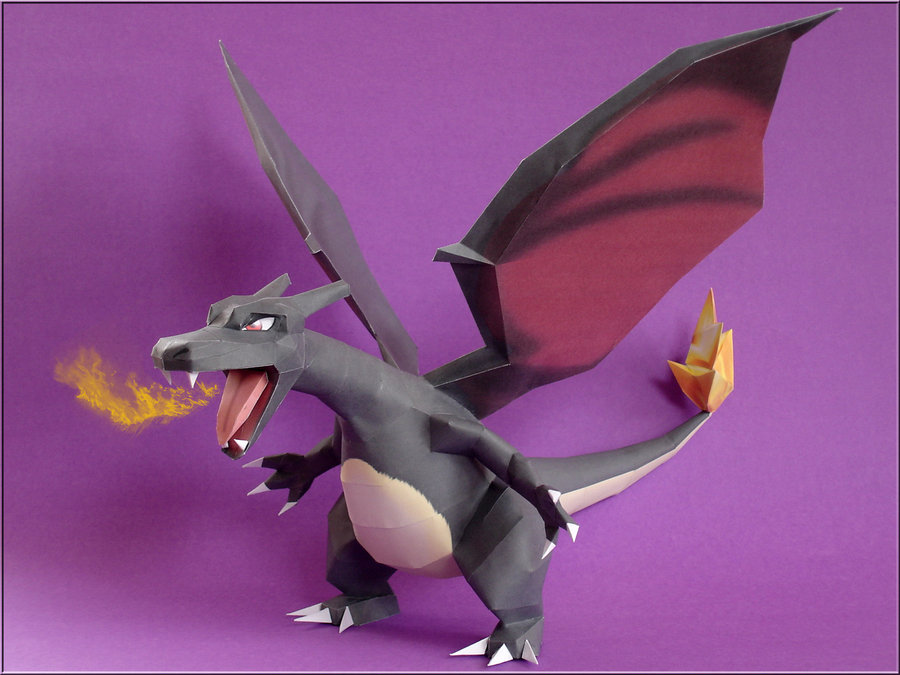 [Pokemon] Charizad ~ PaperCraft Brasil