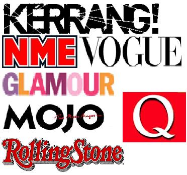 Vicki's Media Blog: Magazine Logos
