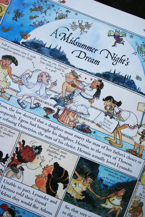 The Book Children: Shakespeare...comic book style?