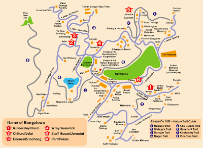 DeVito DiaRy: Peta kawasan Bukit Fraser