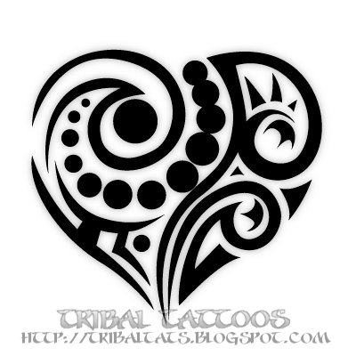 Our Tattoo: 10 Unique Designs of Tribal Heart Tattoos