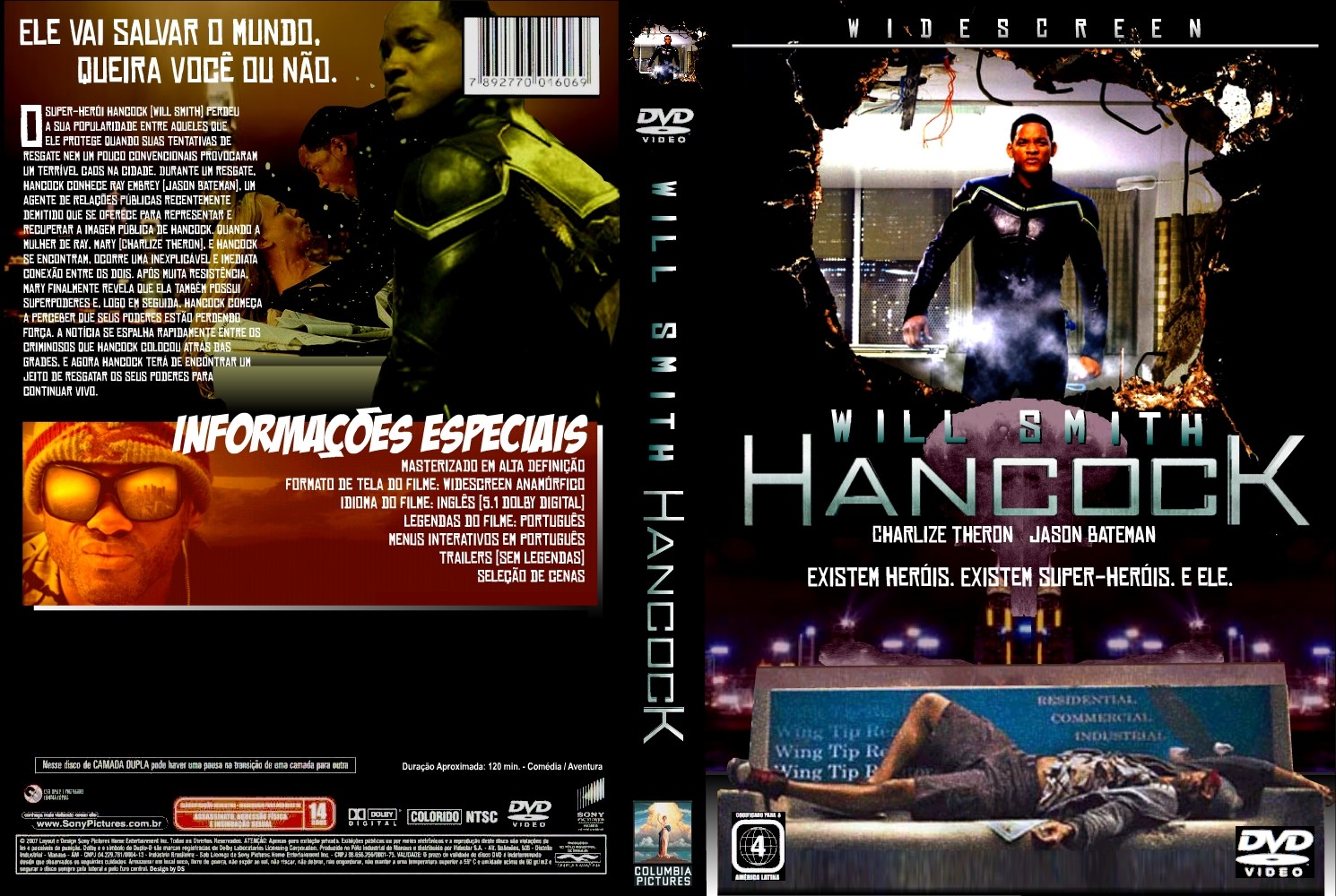 Capas Filmes Aventura: Hancok