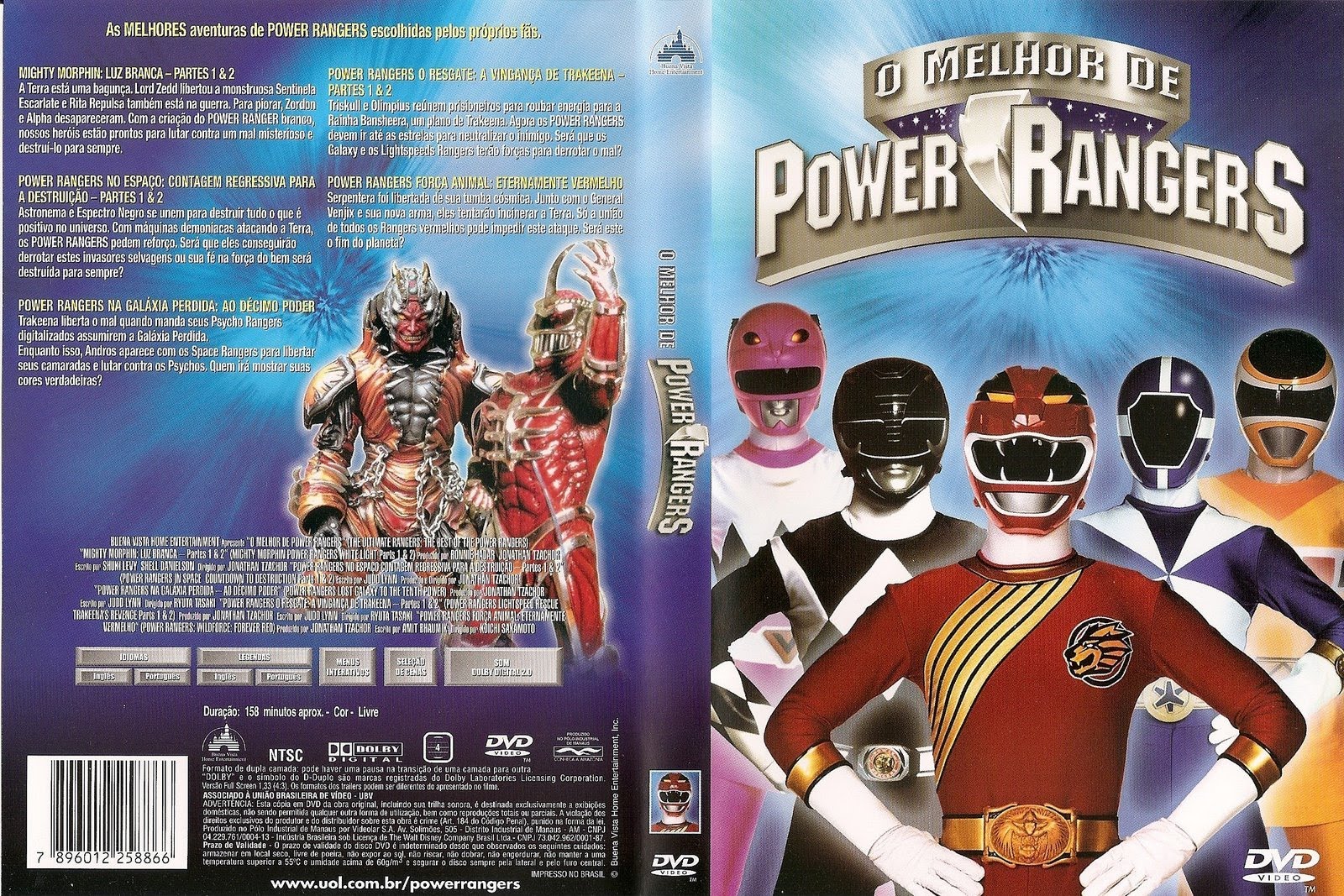 Capas Filmes Aventura: O Melhor de Power Rangers