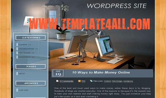 Free Wordpress Office Business Theme Template