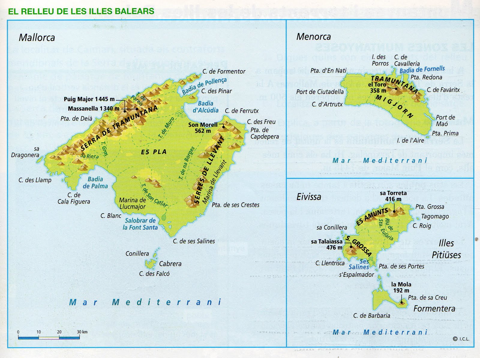 Ciències socials: TEMA1/6EL RELLEU DE LES ILLES BALEARS(1):MUNTANYES I ...