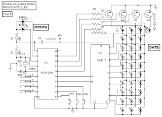 B.Tech Projects: B. Tech Mini Project Digital Calendar Using AT89C2051