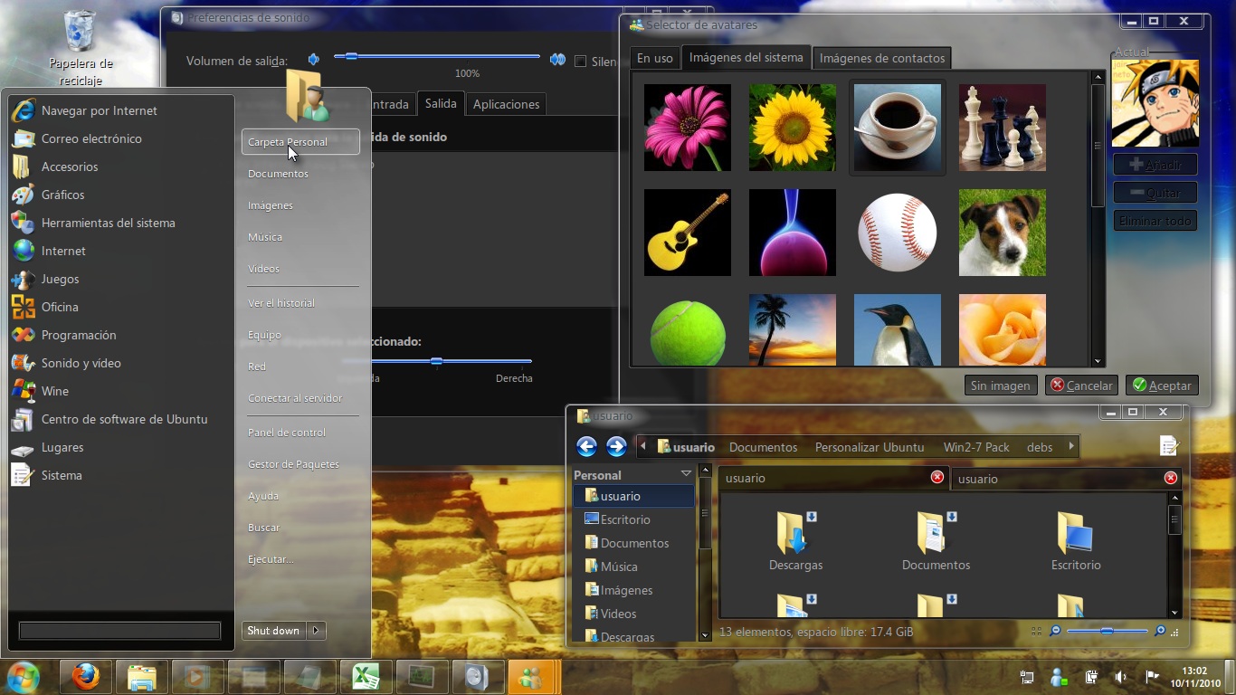 Make Your Linux Desktop Look-Like Windows 7 | INFOTHUSIAST