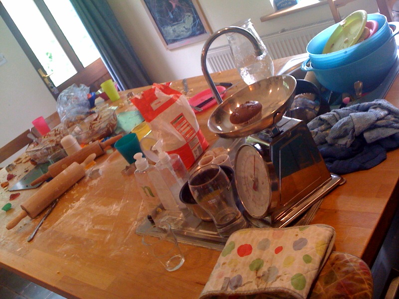 Cook With The Kids: Baking day. Cheese and Bacon scones, plain scones ...