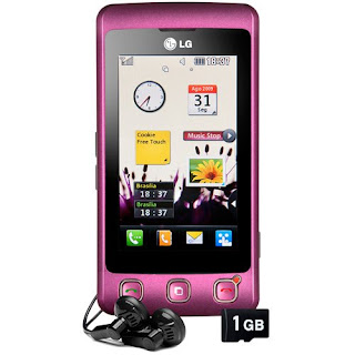 Celular LG KP570 Tim Cookie Rosa | Ponto Celular