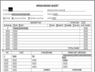Our Journey: BREAKDOWN SHEET 2