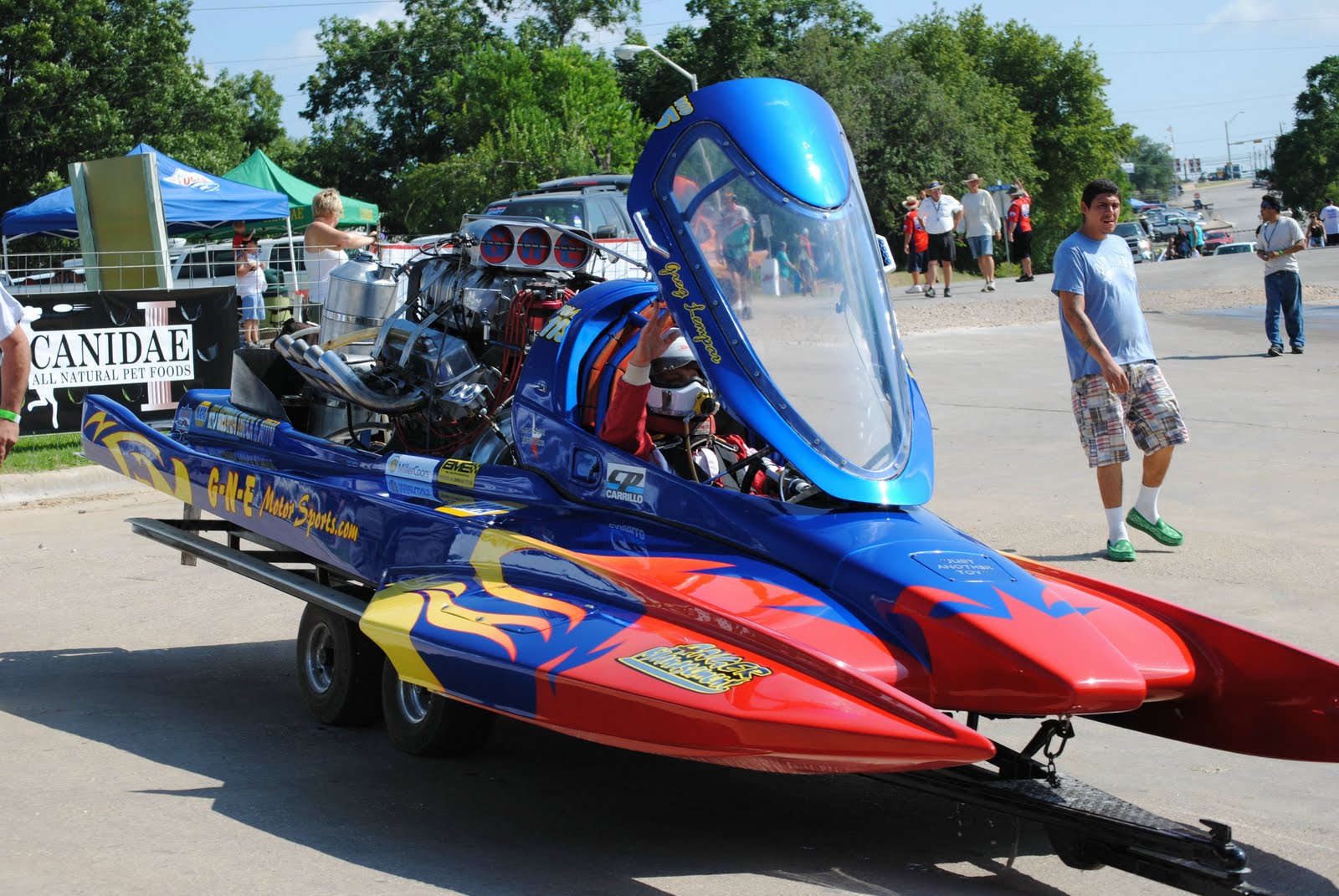 Dorothy & Ted Lisiecki On The Road Again: NITRO PRO DRAG BOATS