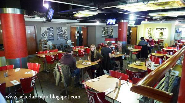 Red Cafe, Restoran mewah di stadion Old Trafford | Sekedar Tahu
