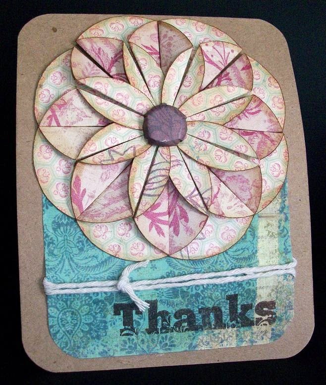 Leading A Craftastic Life: Dahlia Flower Card