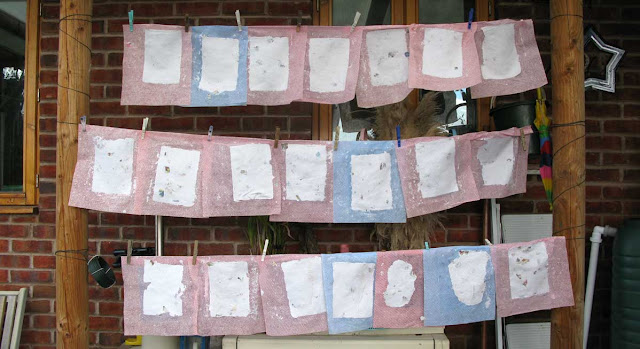 Pheasant Place: Making paper. Part 1