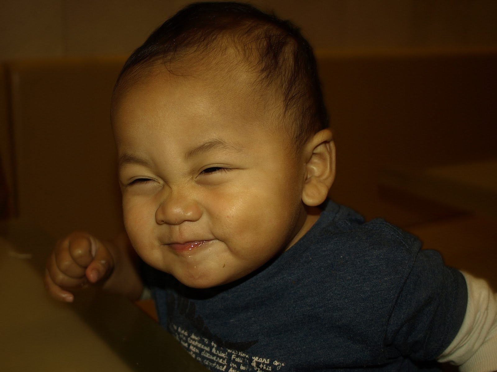 dibble dabble...: small guy//cutest smile ever