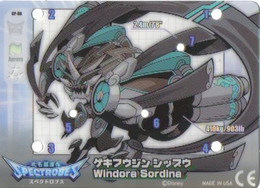 SPECTROBES a las puertas de la galaxia: tarjetas spectrobes 1