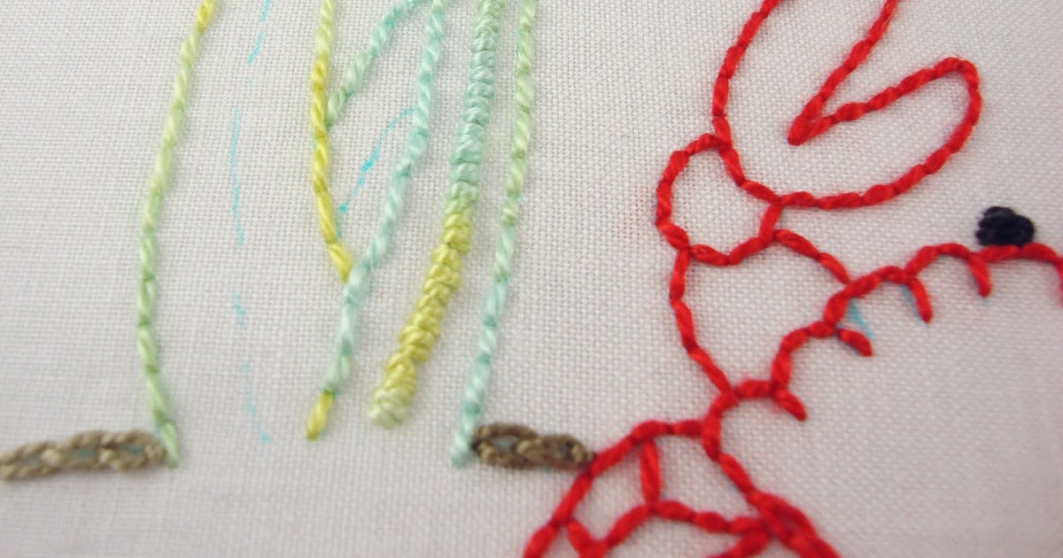 Overcast Stitch Embroidery