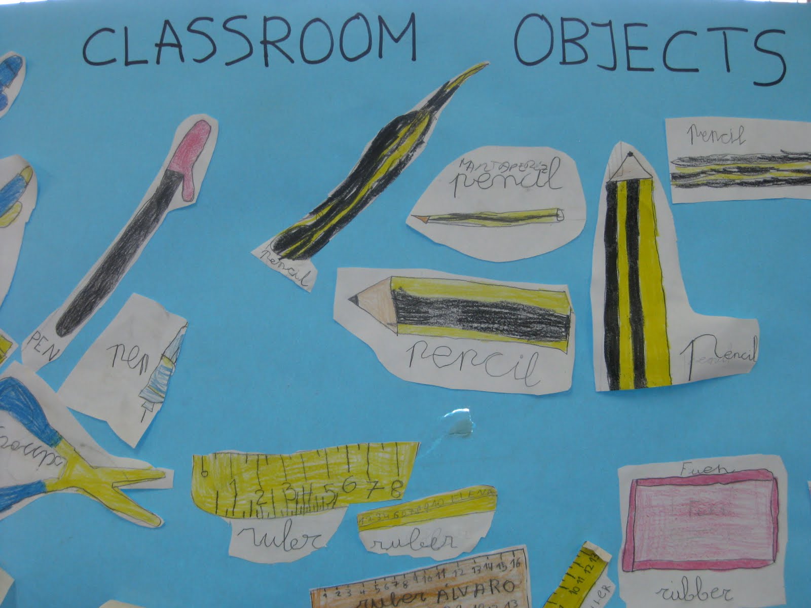 My English Class Blog: First Grade's Projects