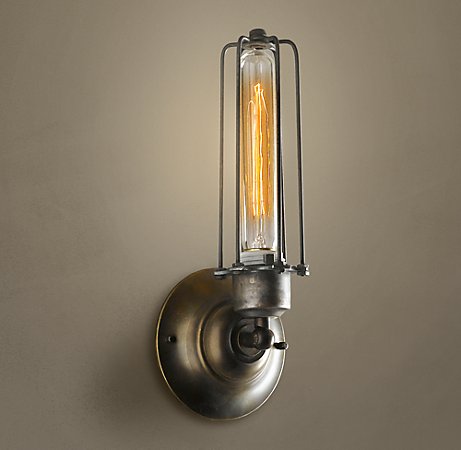 delve: Edison Caged Sconce