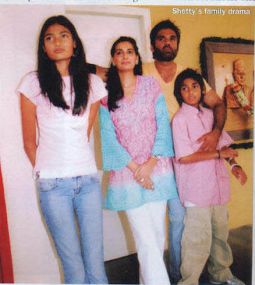 Planet Bollywood: Suniel Shetty Family Photos