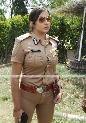Hot Babe Namitha Looking Very Hot In Very Tight POlice Dress - All Hot ...