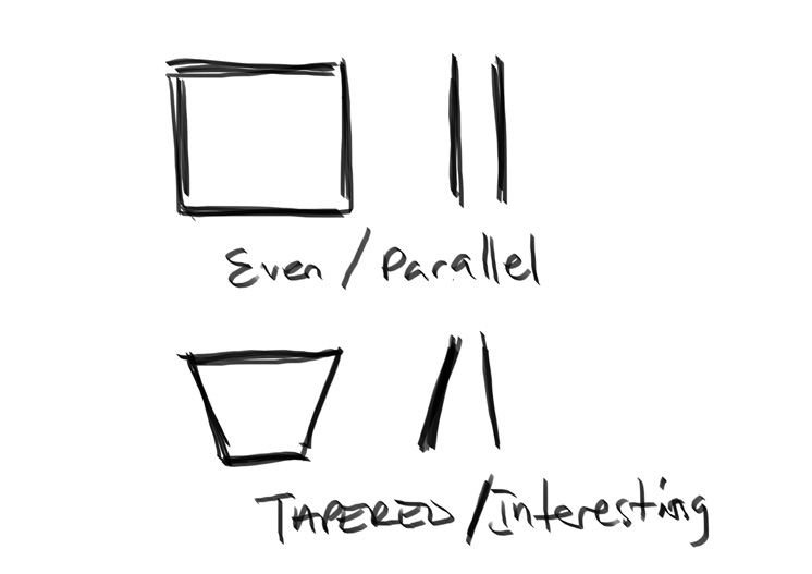 THE ART OF DAVE PIMENTEL: Tapering body shapes