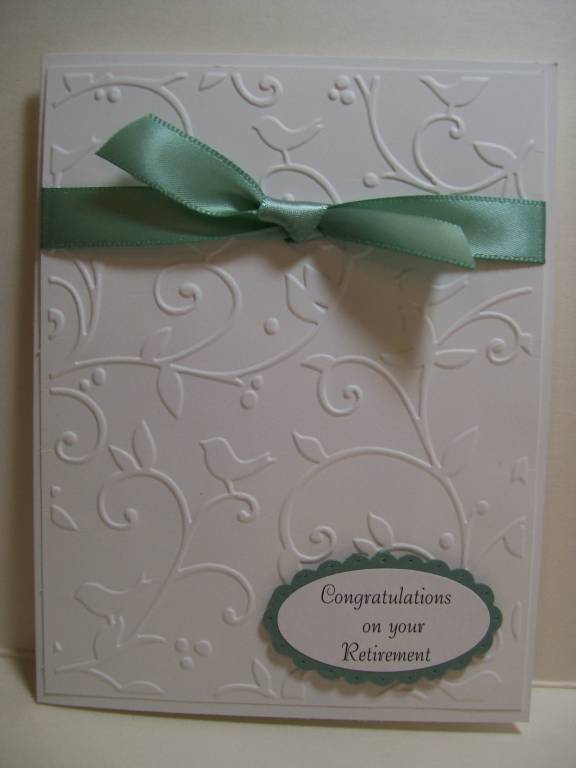 Addicted to Cardmaking: Retirement Cards