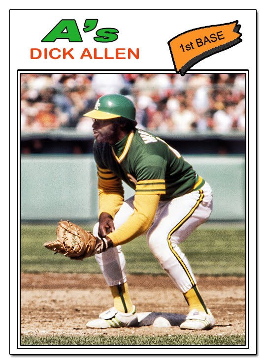 Dick Allen Hall of Fame: Dick Allen Baseball Card Project: 1977