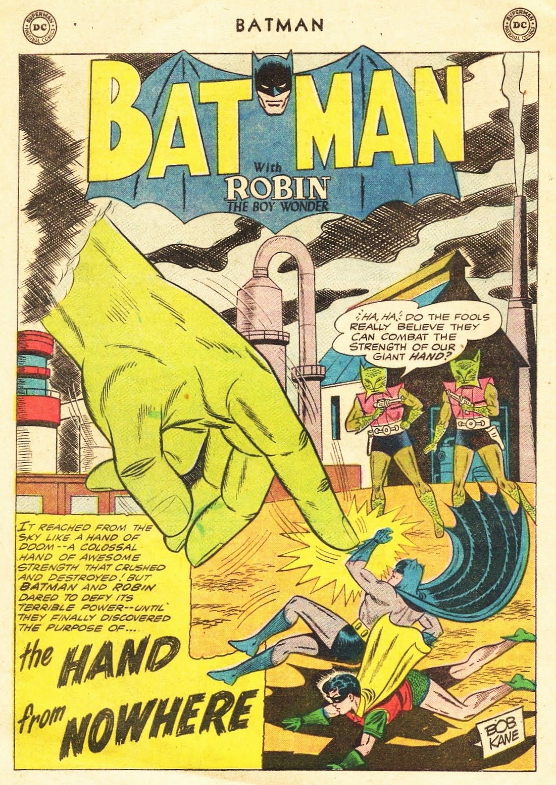 Magic Carpet Burn: Batman Vs. Sun Ra & Another Giant Hand (Green This ...