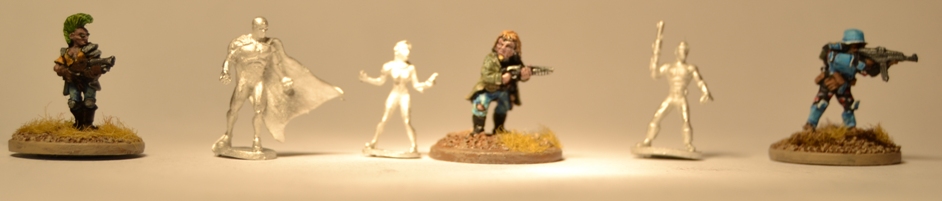 Multiverse 15: Rebel Miniatures Superhero pack and Black Widow Mercs