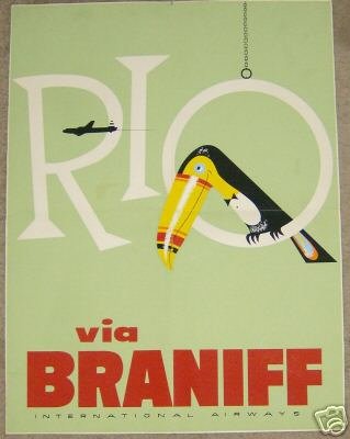Fly Brother: Vintage Travel Posters (VTP): Rio