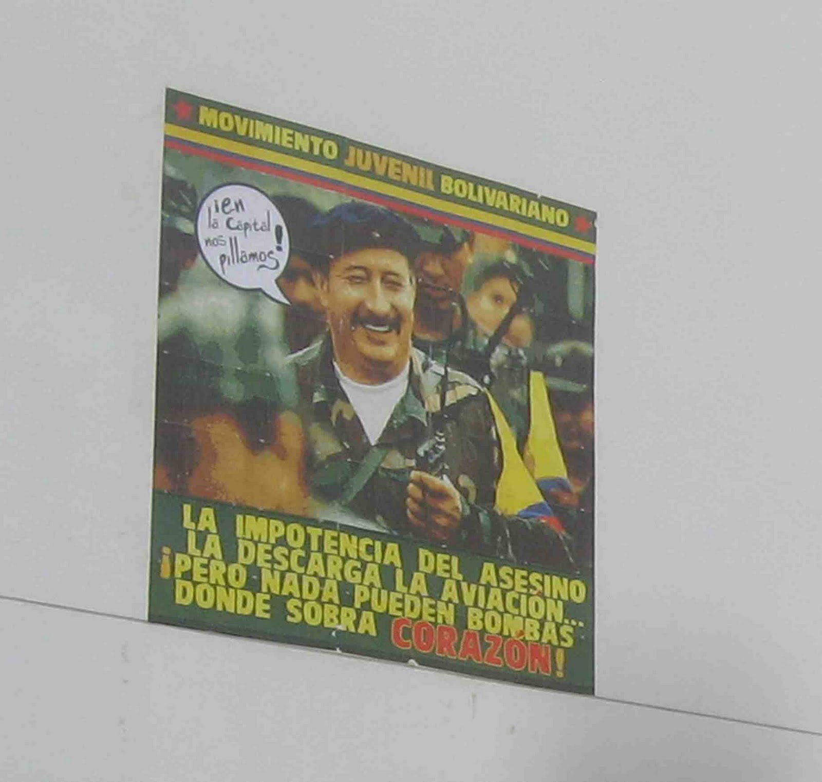 Mike's Bogota Blog: Mono Jojoy Lives on, in La Nacho