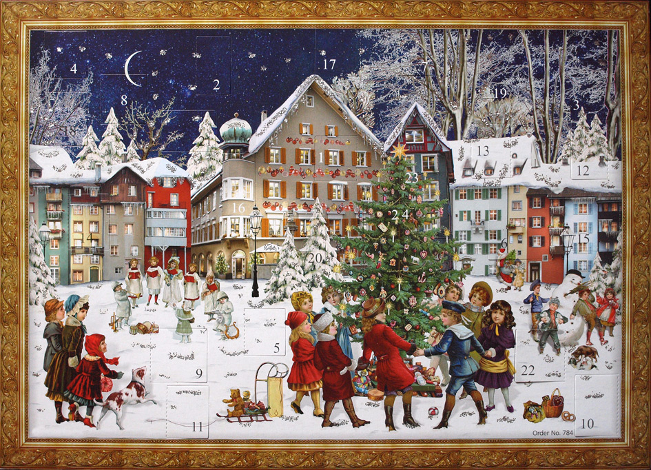 Mia Folkmann: Gammeldags julekalendere og julekort og julepynt og...