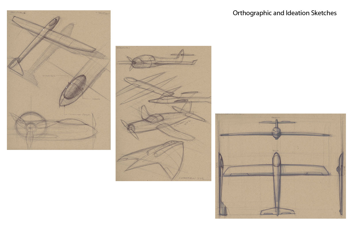 My Design world: Sail Plane sketches and renderings