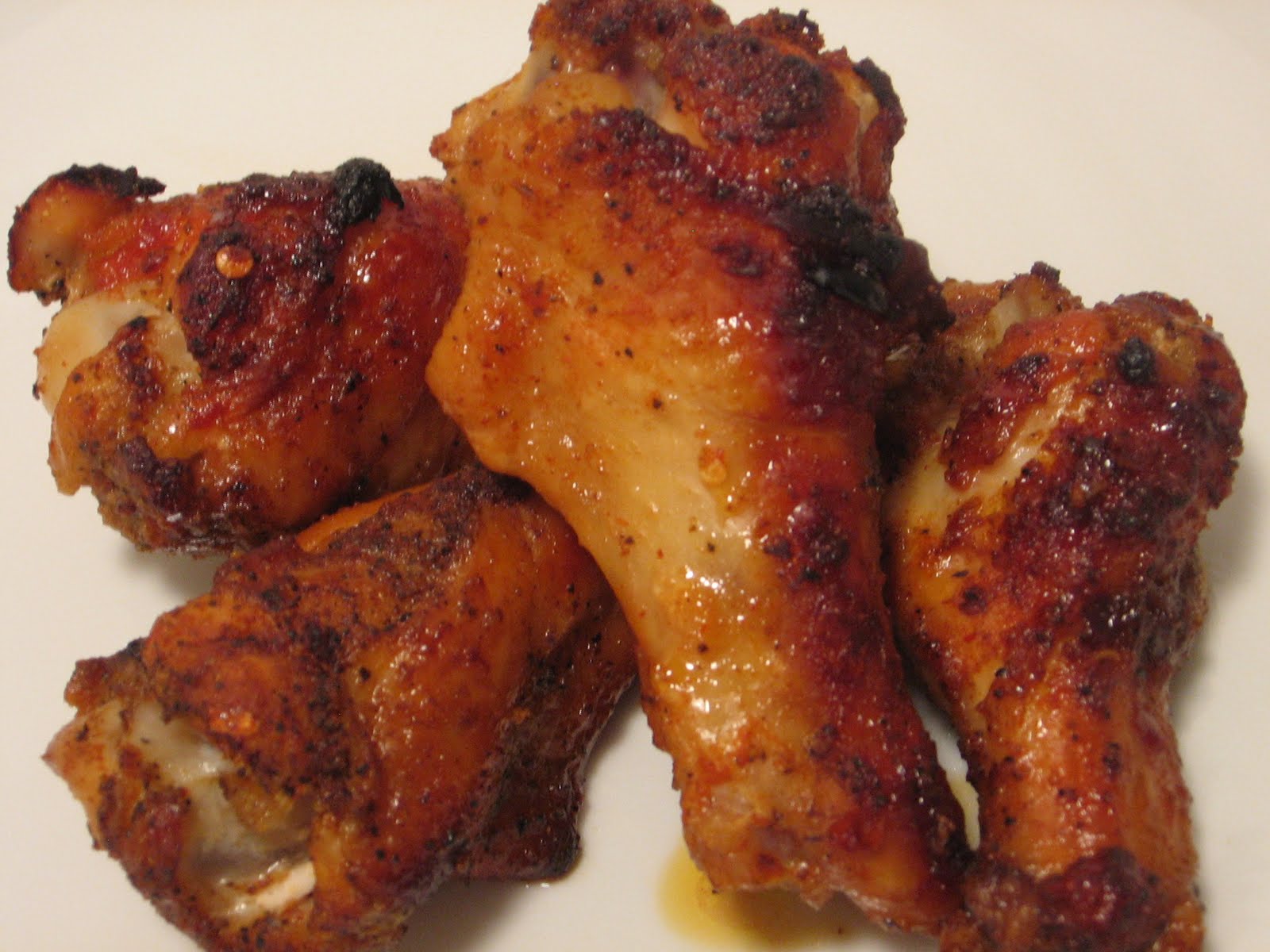 Jenn's Food Journey: Smoked Sweet and Spicy Chicken Wings...er...Drummettes