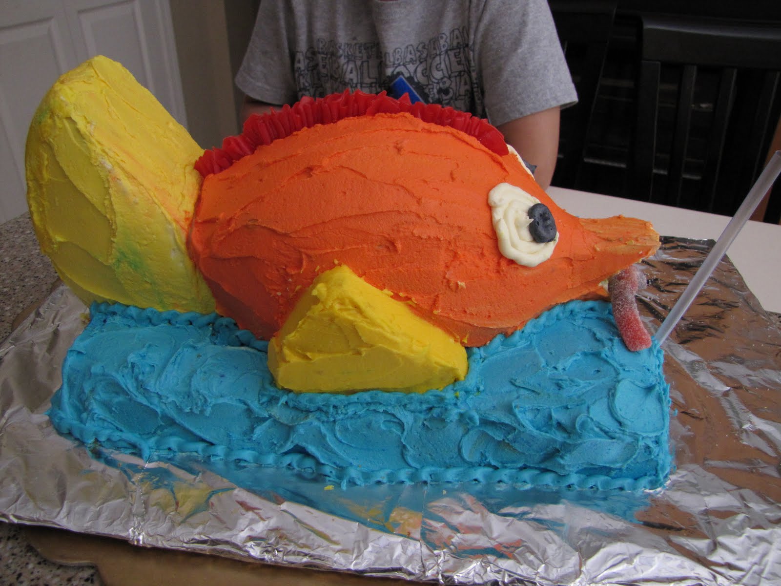 3D Cake Decorating: Fish Cake