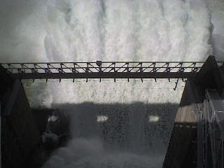 Srisailam photos: Srisailam dam crust gates lifted